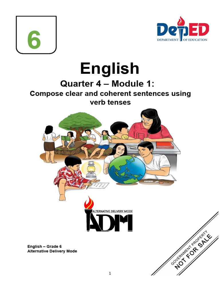 English6 Q4 Module WK1 | PDF | Learning | Verb