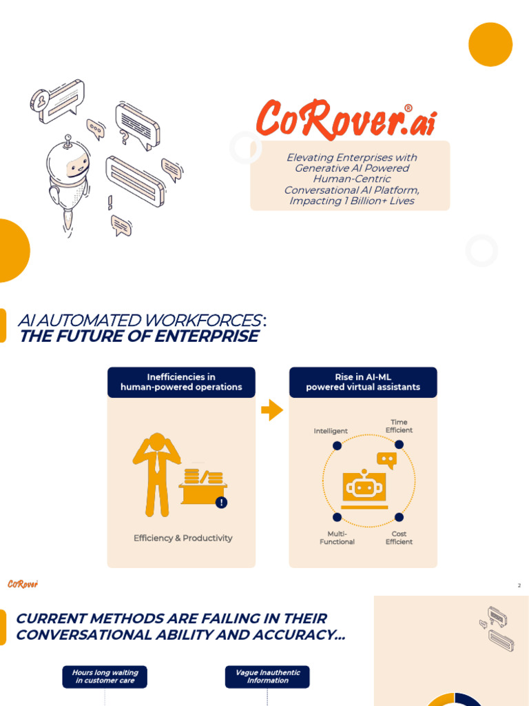 CoRover Intro Deck v3 | PDF | Artificial Intelligence | Intelligence ...