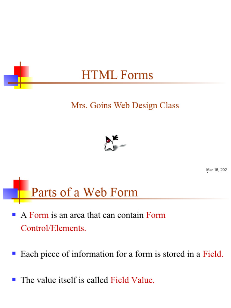 HTML Forms | PDF | World Wide Web | Internet & Web HTML Forms | PDF | World Wide Web | Internet & Web