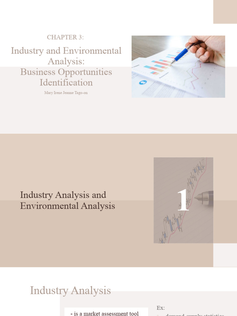 Industry and Environmental Analysis Business Opportunities ...