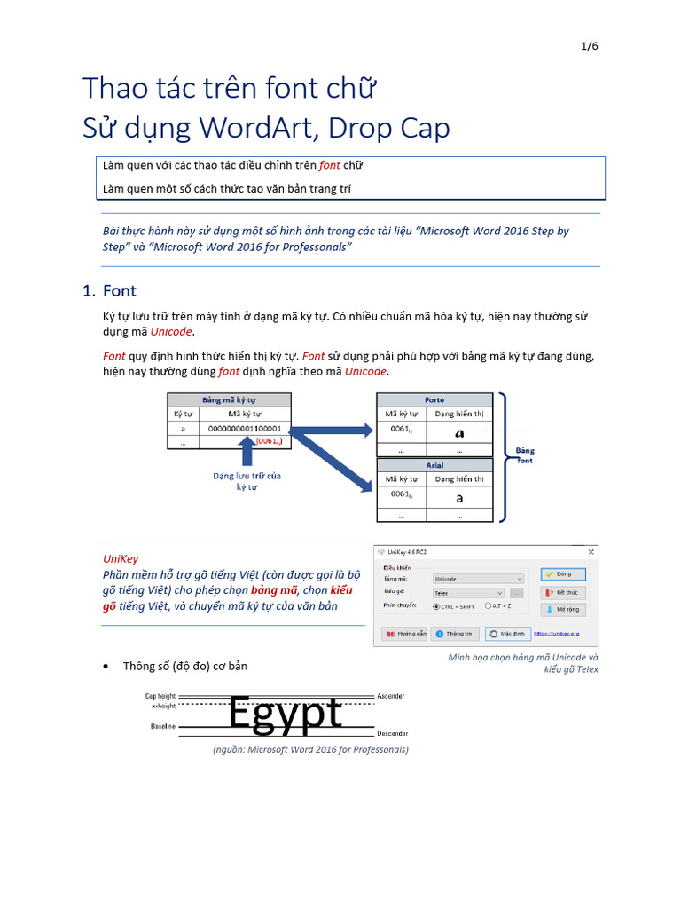 Word - 02 - Thao Tac Tren Font Chu | PDF