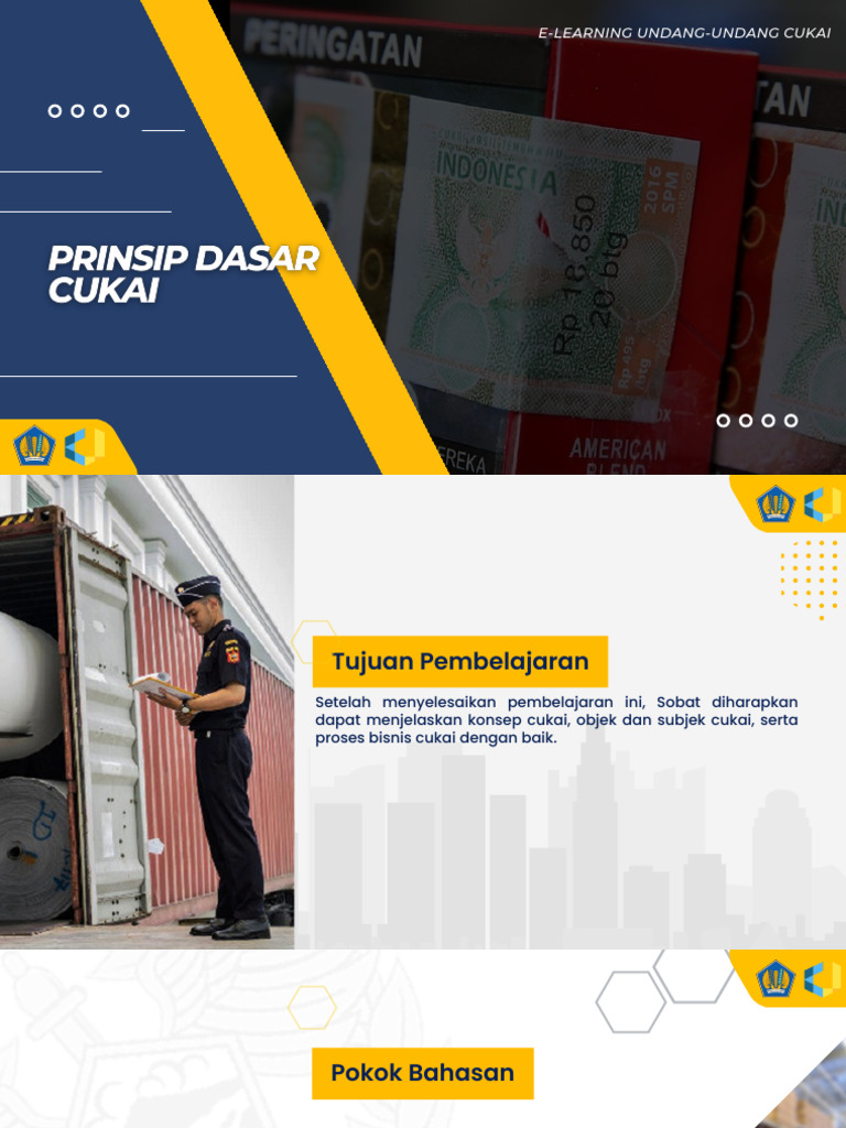 Prinsip Dasar Cukai | PDF