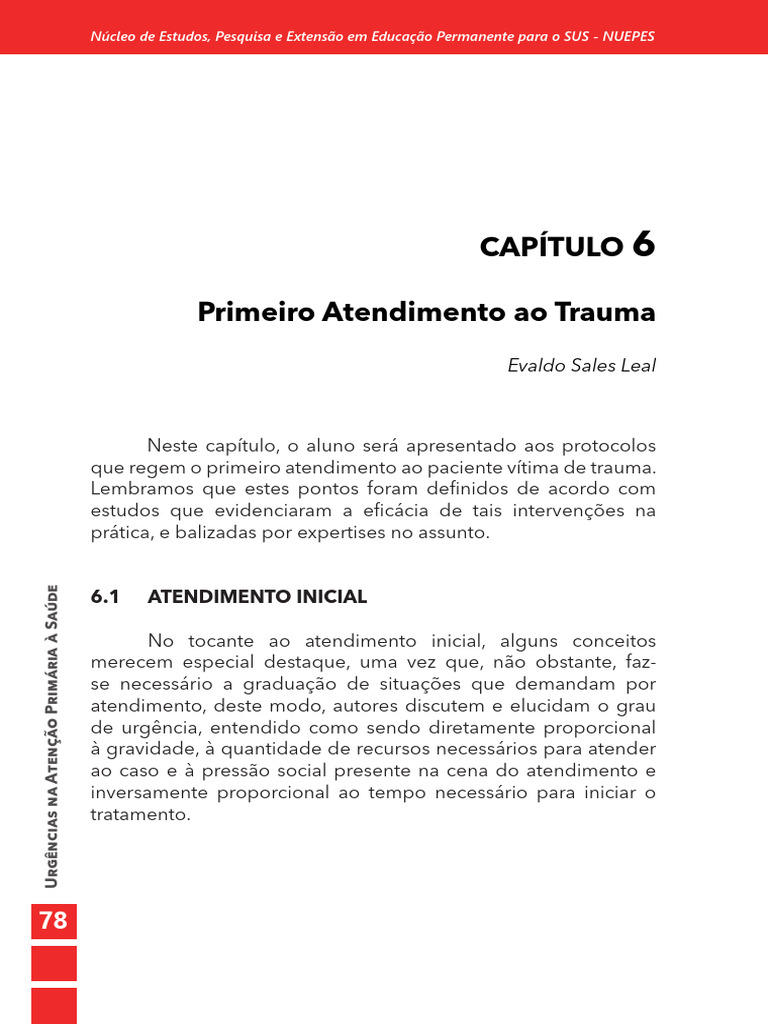 Trauma | PDF | Queimadura | Choque (circulatório)