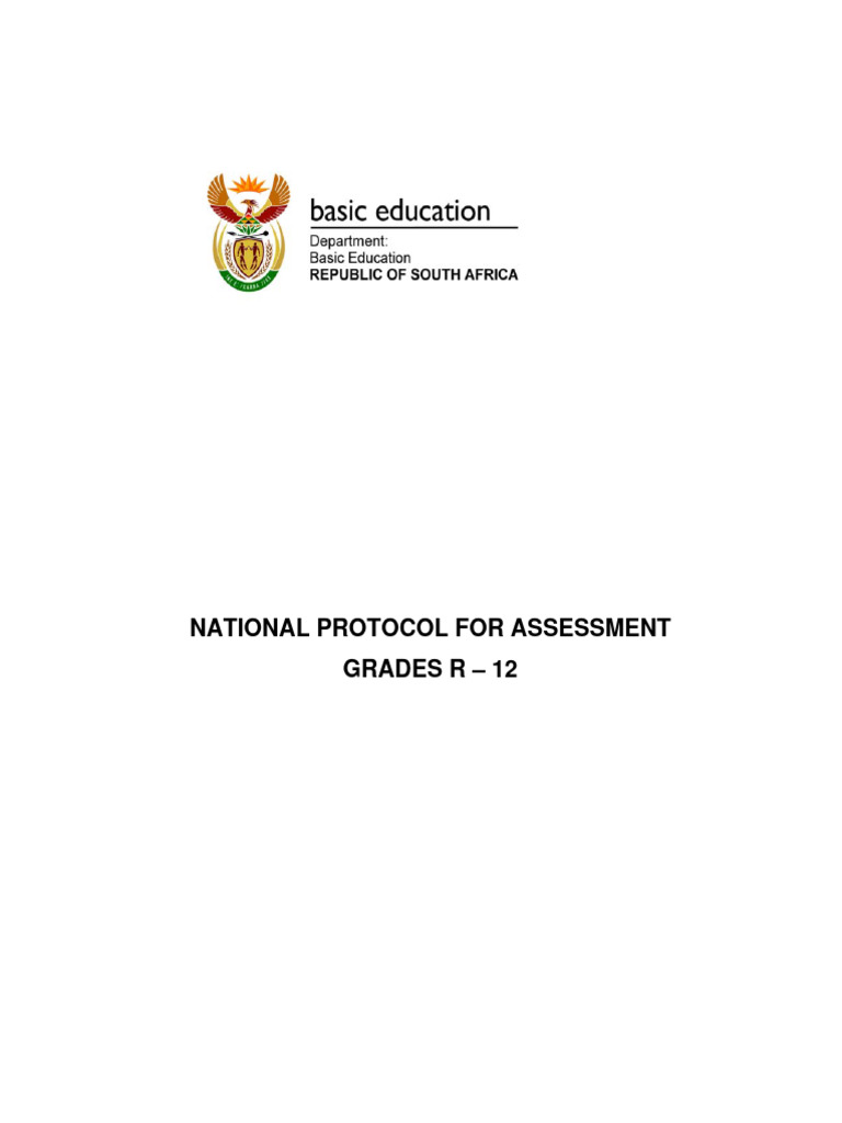 National Protocol for Assessment R-12 | PDF | Educational Assessment ...
