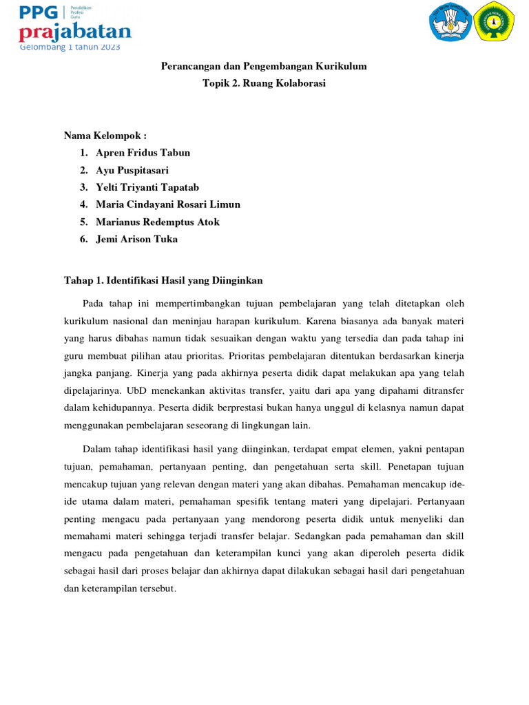 Ruang Kolaborasi Topik 2 | PDF