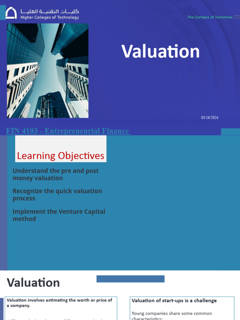 Unit 5 & 6 _VC Valuation | PDF | Valuation (Finance) | Corporate Finance Unit 5 & 6 _VC Valuation | PDF | Valuation (Finance) | Corporate Finance
