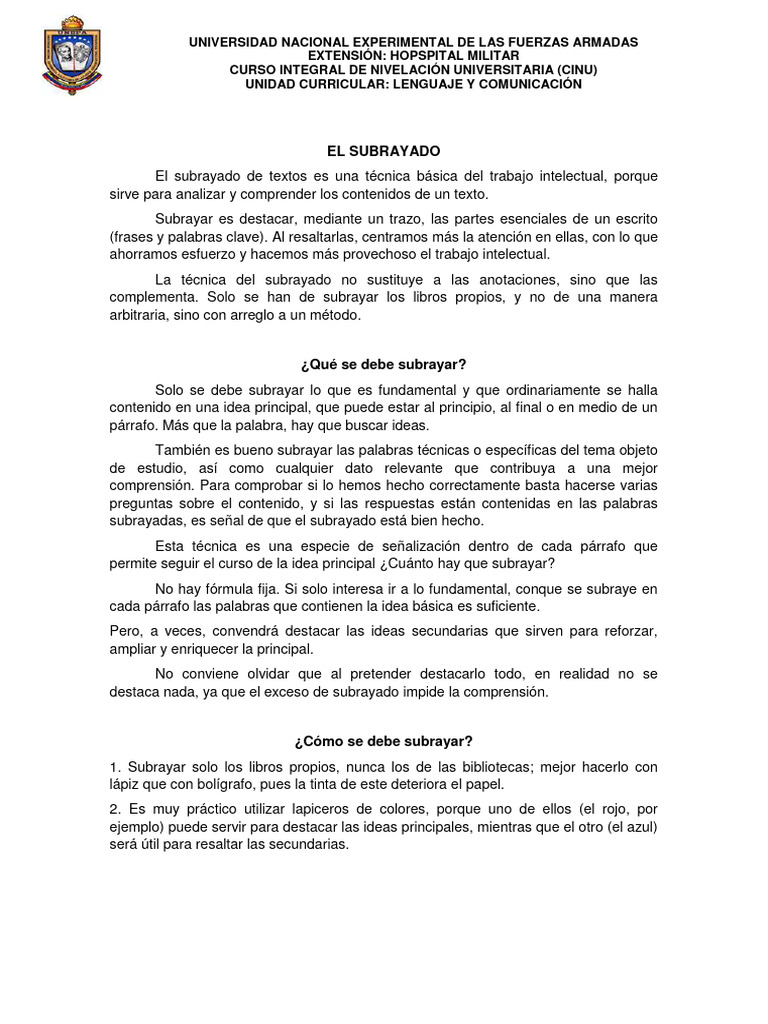 Tecnicas de Estudio 2 | PDF