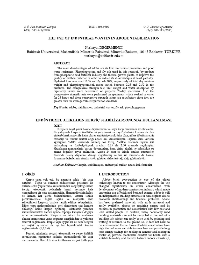 End - STR - Yel Atiklarin Kerp - Stab - L - Zasyonunda Kullanilmasi (#97116) - 83295 | PDF