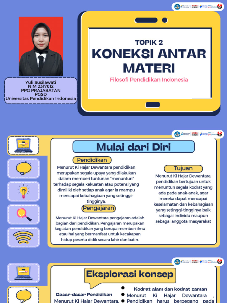 Topik 2 - Koneksi Antar Materi - FPI - Yuli Susilawati | PDF | Karier & Perkembangan