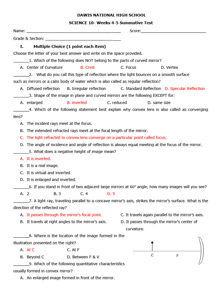 Sci.10 Weeks 4-5 | PDF | Teaching Methods & Materials