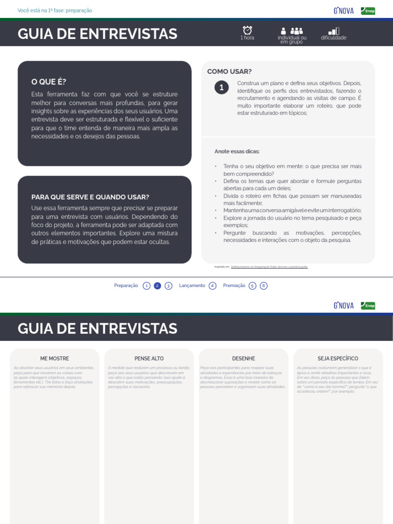 Guia de Entrevistas | PDF | Entrevista | Percepção