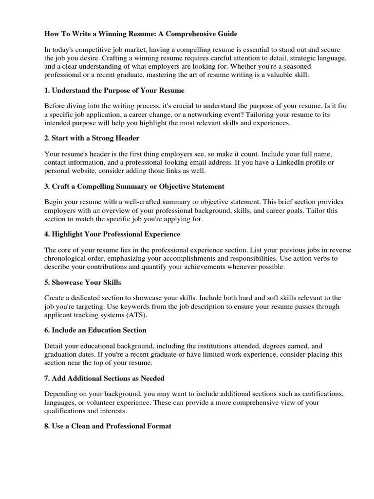 How To Write A Cover Letter Esl | PDF | Résumé