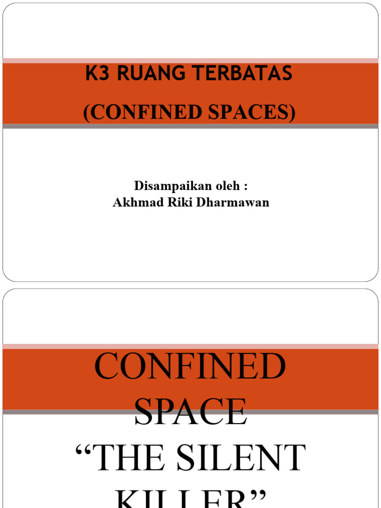 Keselamatan Kerja di Ruang Terbatas | PDF