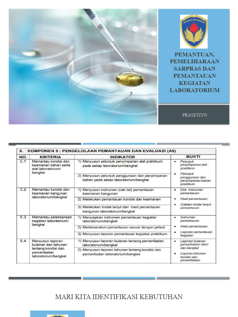 Pemantauan dan Pemeliharaan Laboratorium | PDF