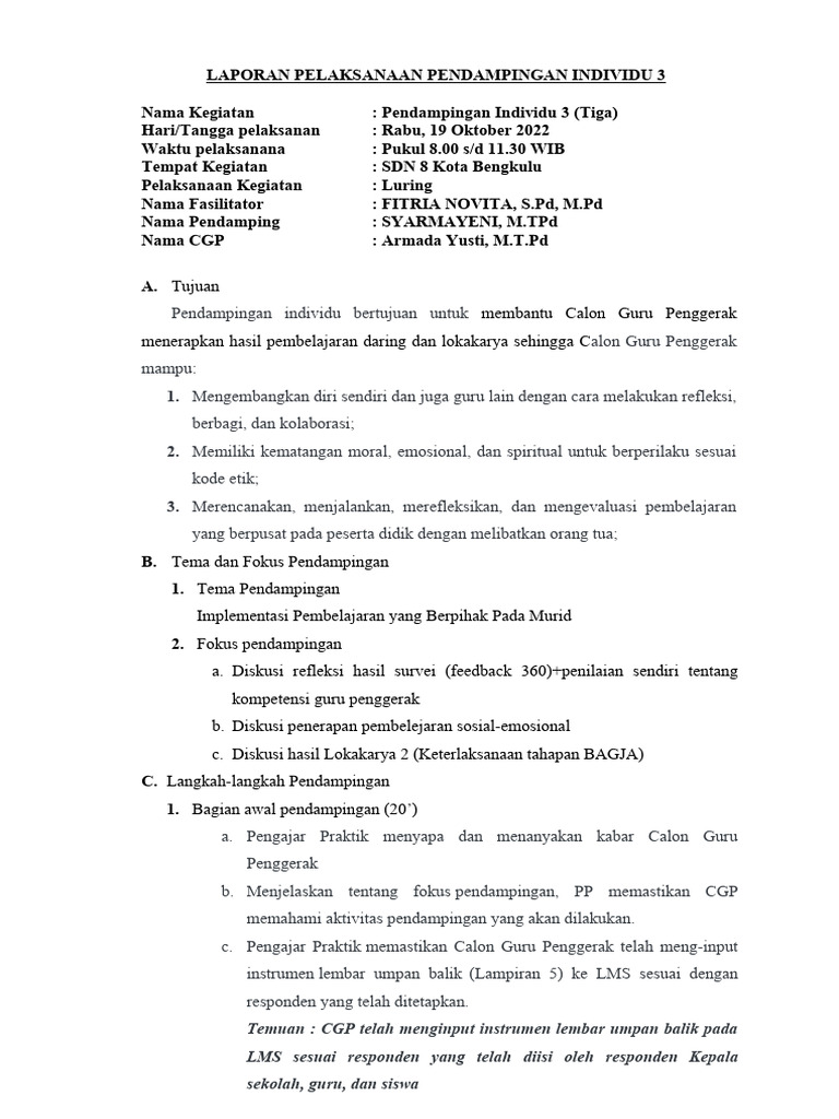 Armada LAPORAN PI 3 | PDF