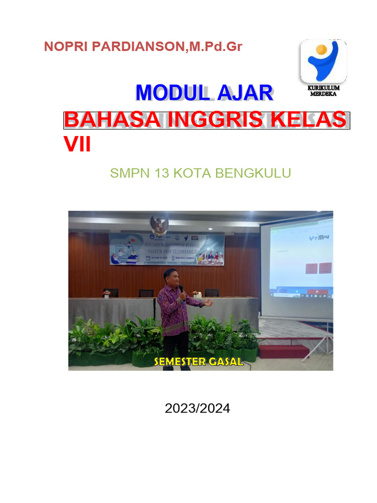 Modul Ajar Kurmer Kelas 7 | PDF