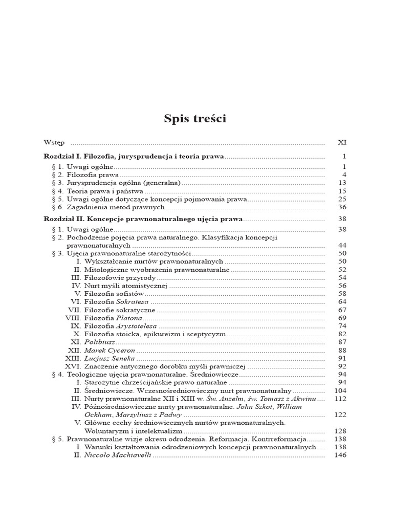 Spis Treści - Jerzy Oniszczuk | PDF