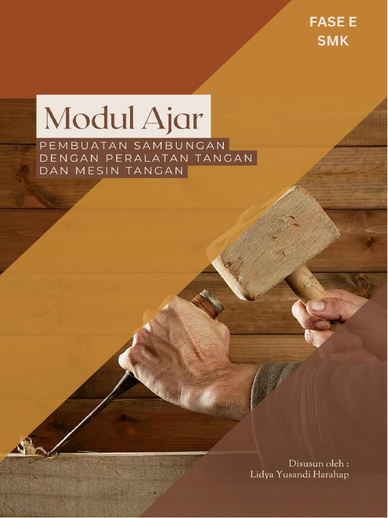 Modul Ajar Praktek Kayu Lidya Final | PDF