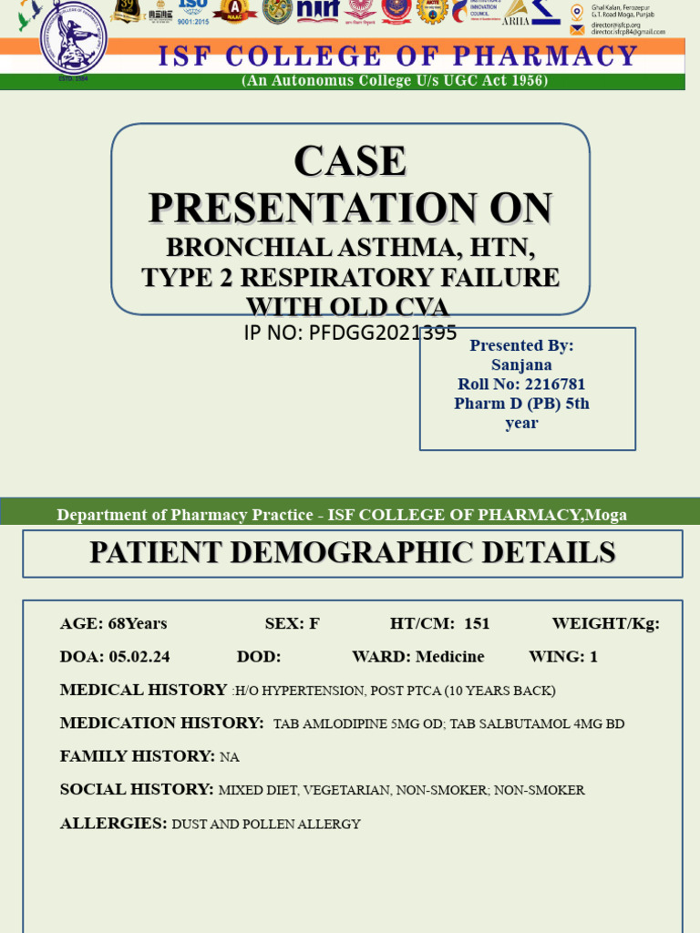 Case Presentation on Bronchial Asthma | PDF