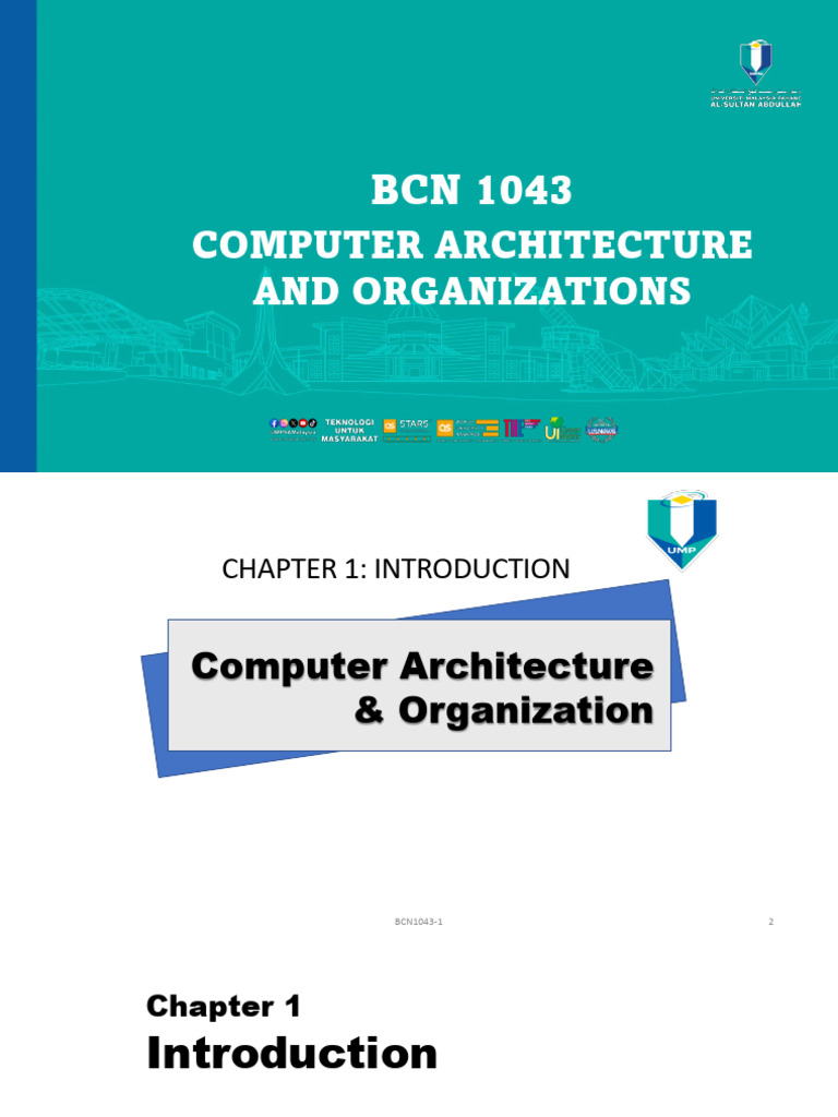Chapter 1 Computer Architecture | PDF | Computer Architecture | Central Processing Unit