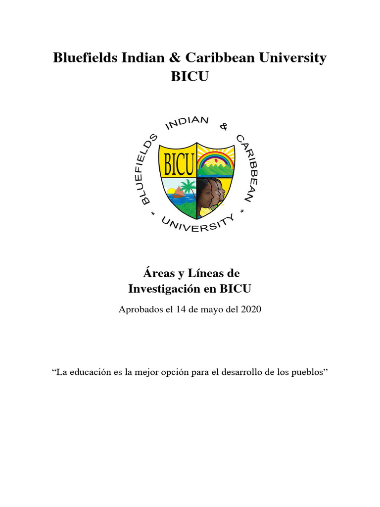 Bluefields Indian & Caribbean University Bicu: Áreas y Líneas de ...