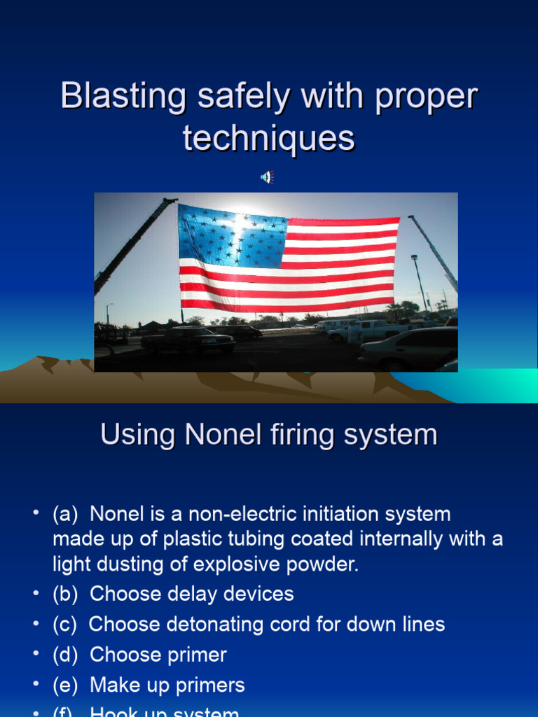 Blasting - Safely - Part 5 | PDF