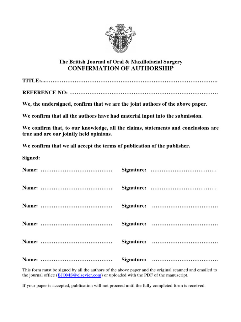 Confirmation of Authorship Form | PDF | Law