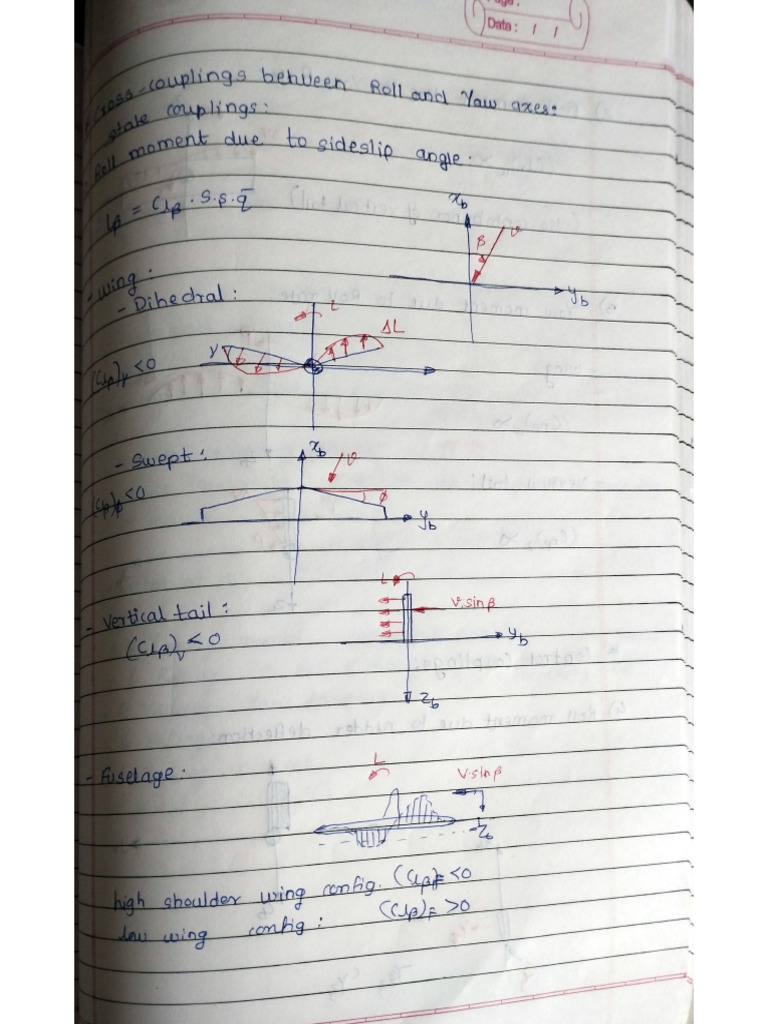 Cross Couplings of Aircraft | PDF