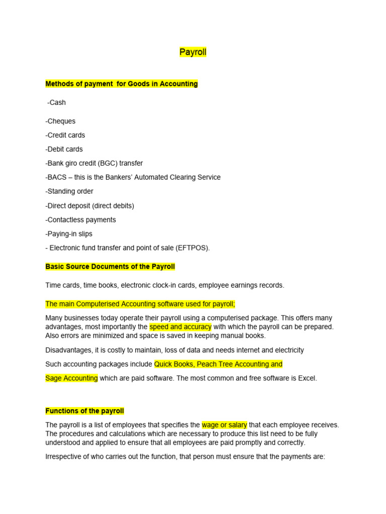 Payroll Accounting | PDF | Salary | Piece Work