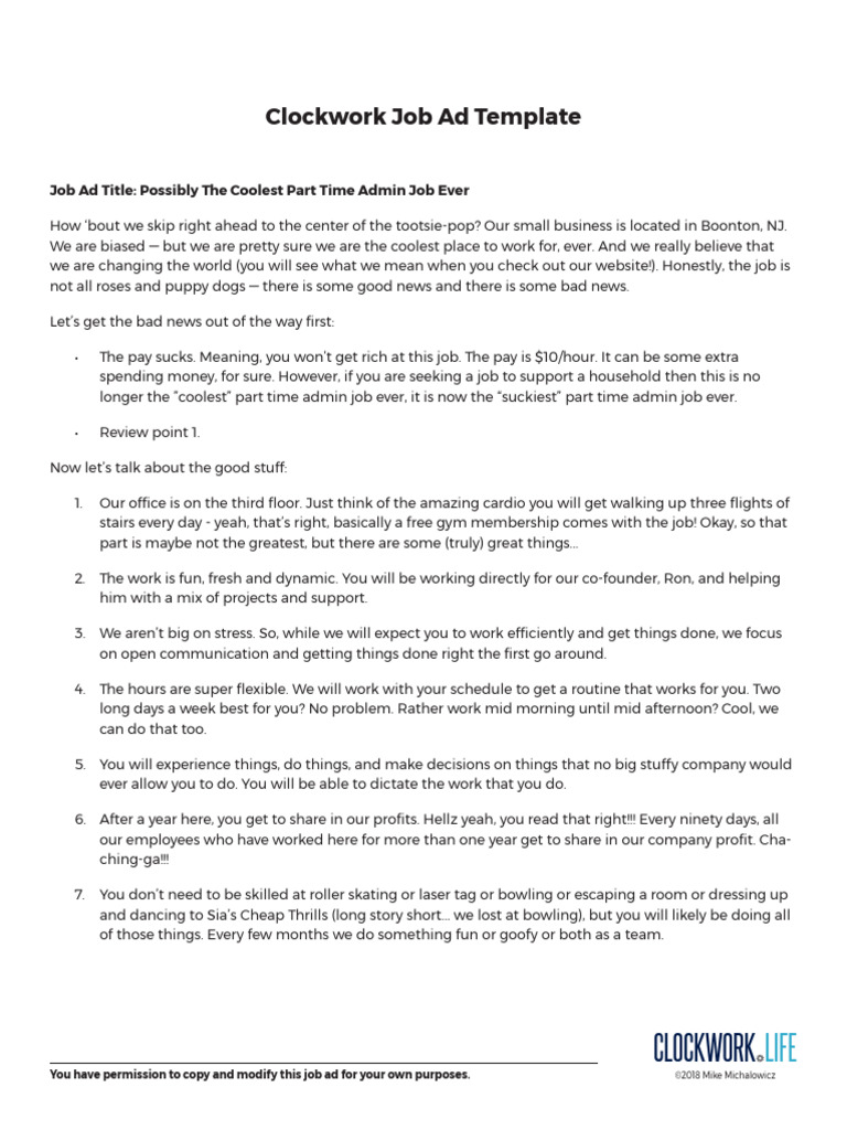 19 - PFP Job Ad 1 | PDF