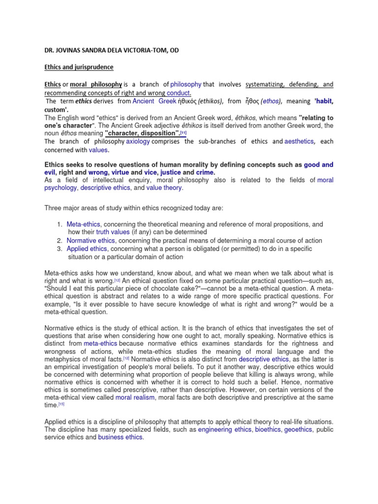 Ethics Topic Prelims | PDF | Altruism | Morality