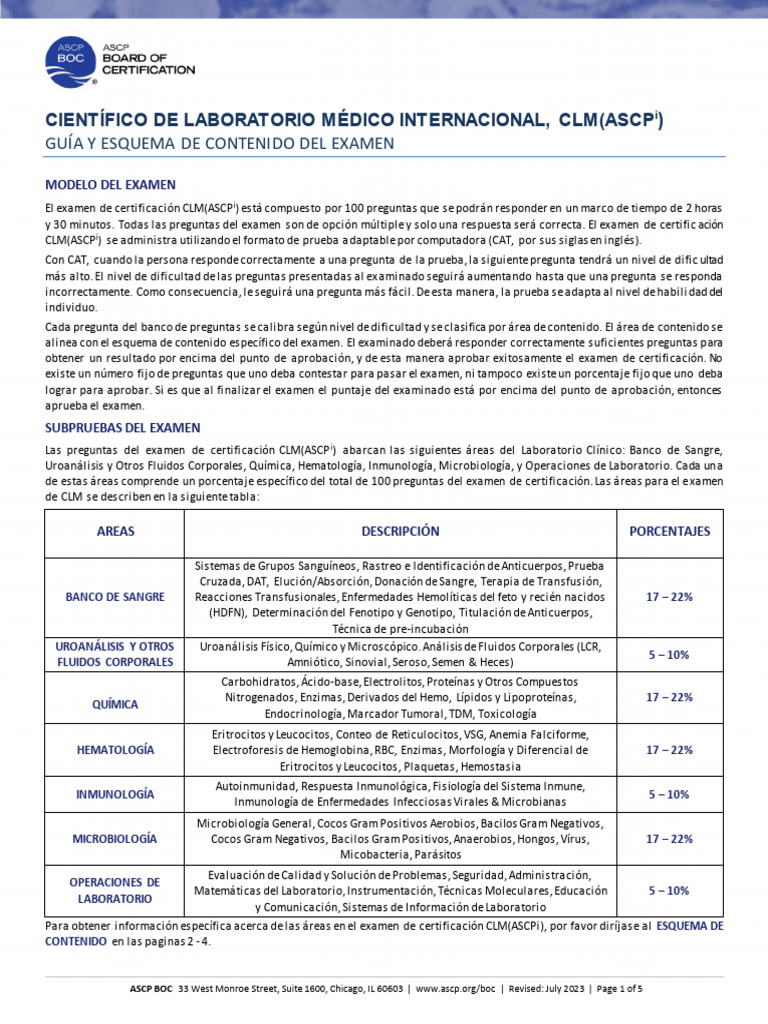 Clm Content Guideline | PDF | Tipo de sangre | Sangre