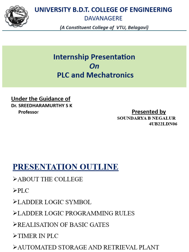 InternshipPLC M.Tech (DCN) | PDF | Programmable Logic Controller | Computing