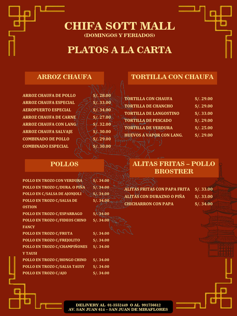 Chifa Listo1 | PDF | Hogar, jardinería y bricolaje