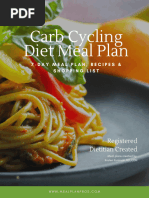 Redline Challenge Meal Plan Guide | PDF