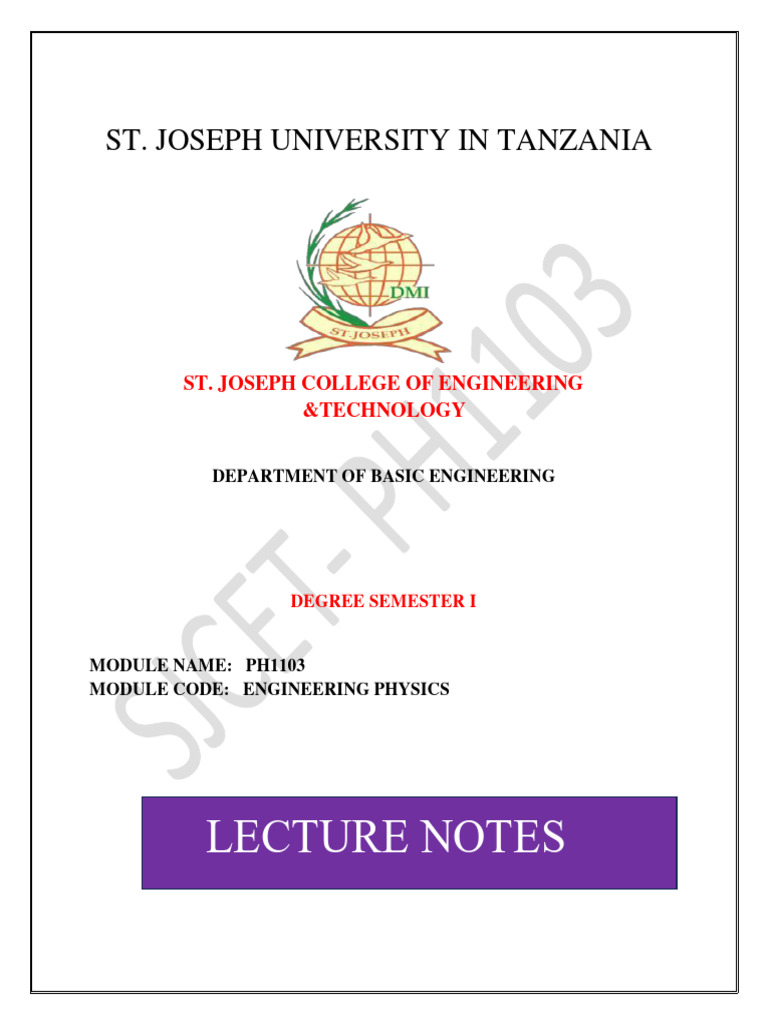 Engineering Physics: Crystallography | PDF | Intermolecular Force ...