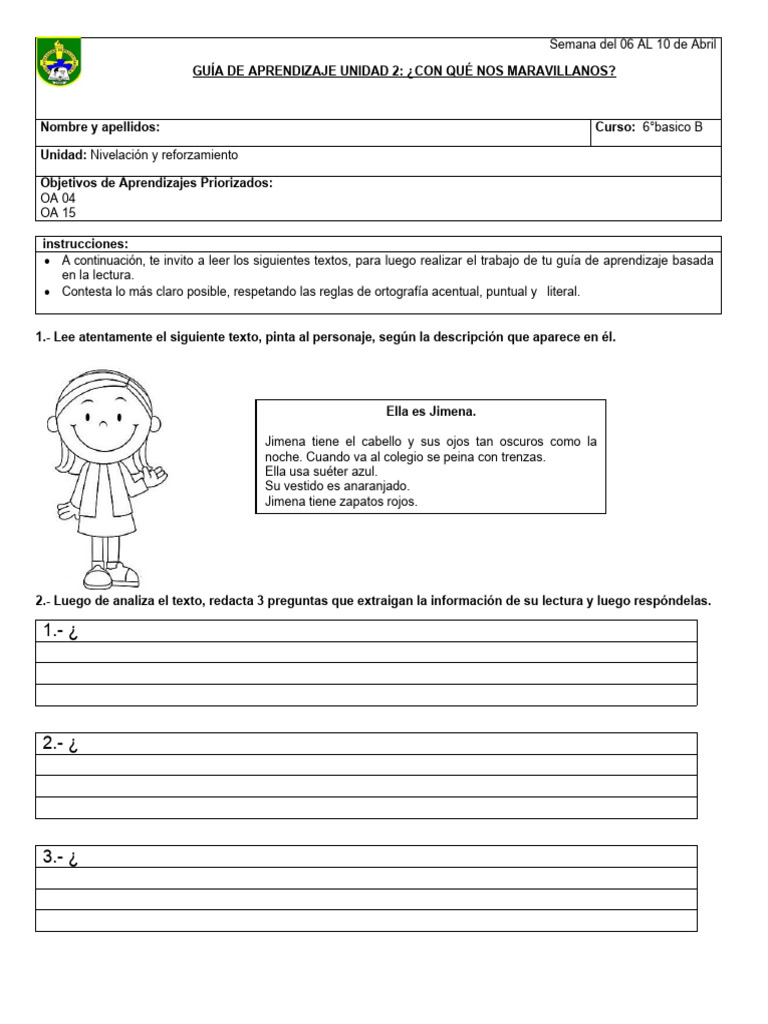 Actividades de Lectura y Comprensión | PDF | Dinosaurios | Tierra
