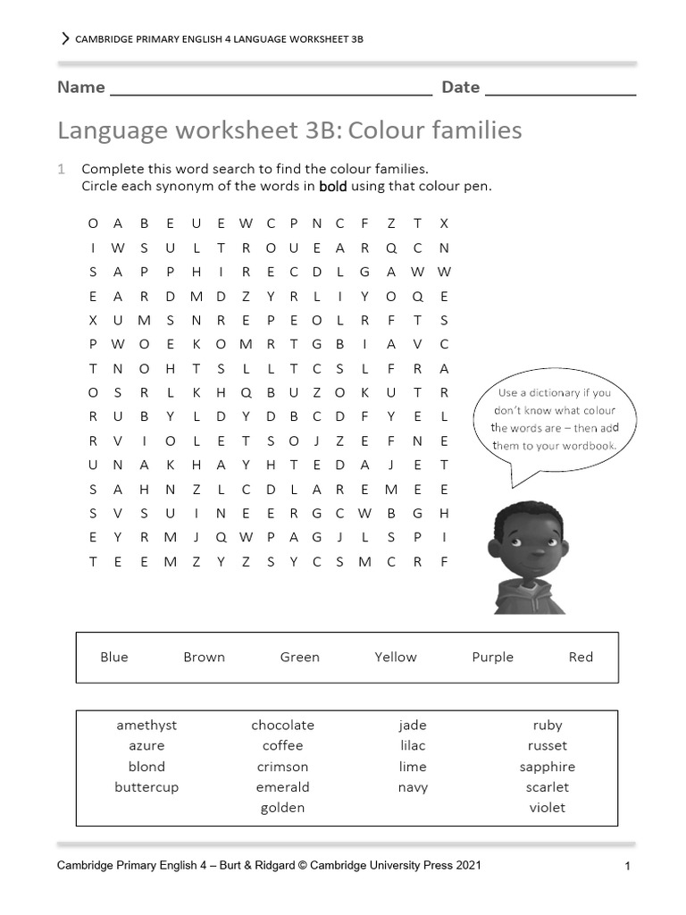 Pri Eng 2ed tr4 LW 3b Vocabulary Building | PDF