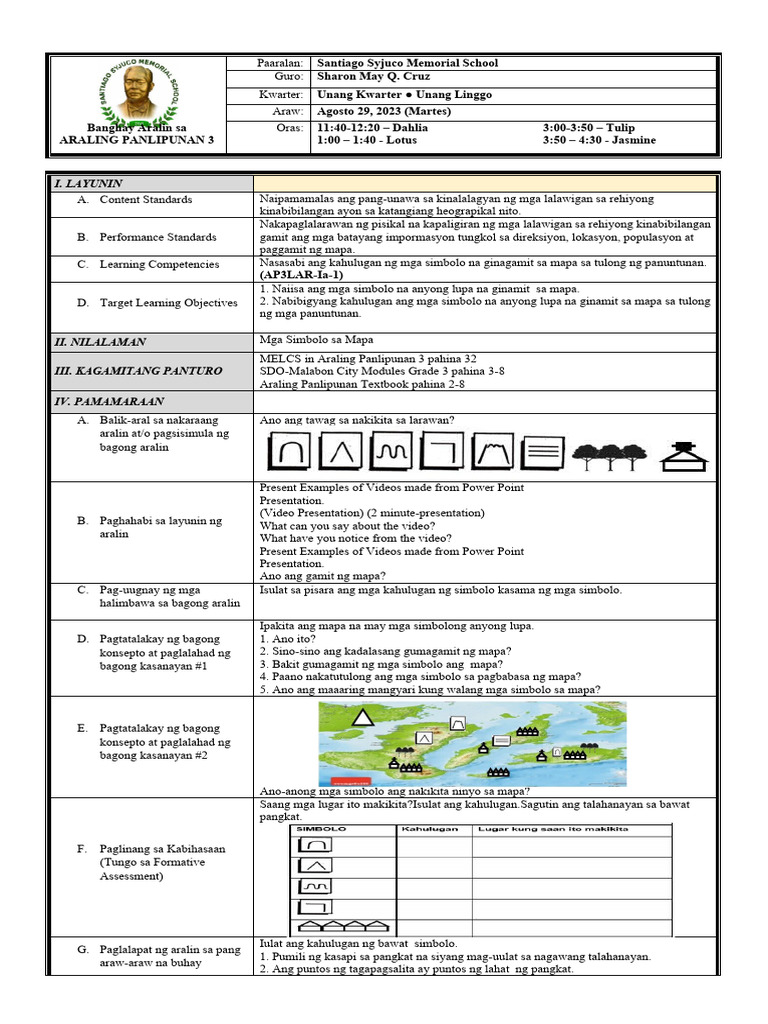 AP3 - Mga Simbolo Sa Mapa | PDF