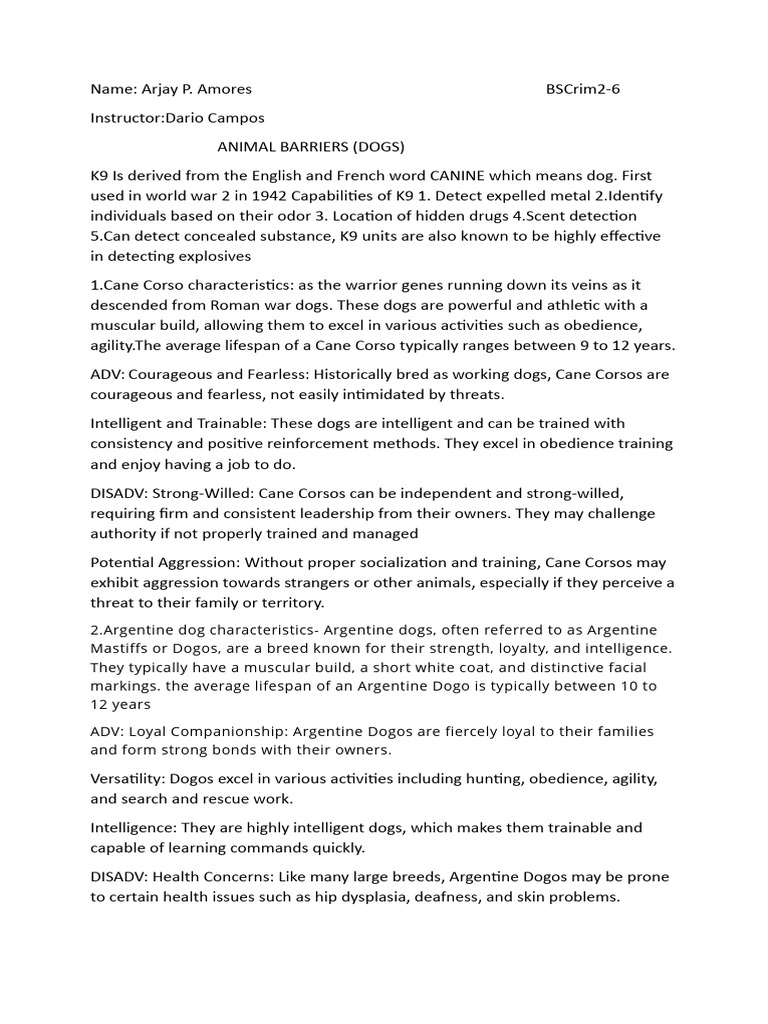 DOGS | PDF | Dogs | German Shepherd