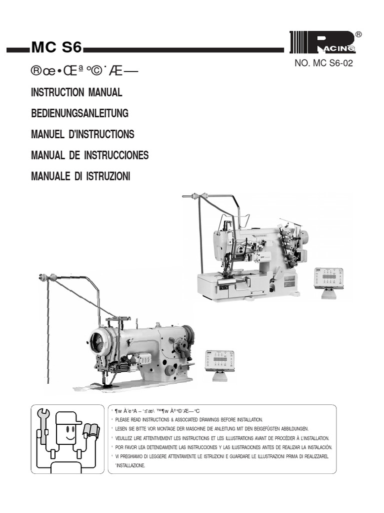 Zeromax Racing MCS6 Instruction Manual | PDF | Sewing