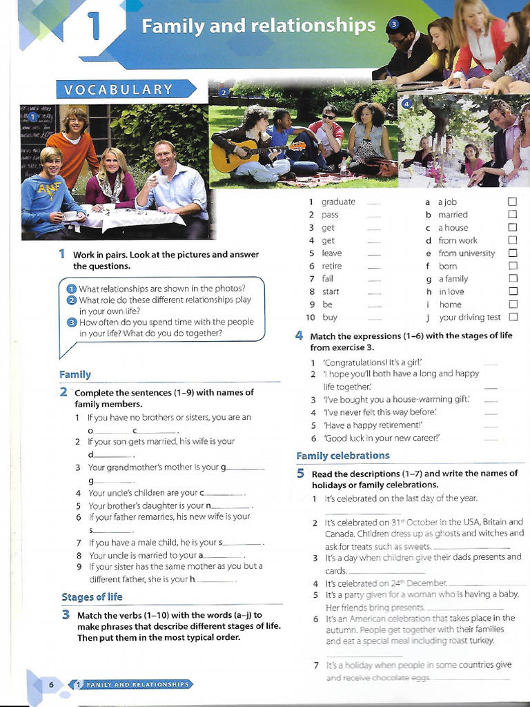 OET-B1-Family-and-relationships | PDF