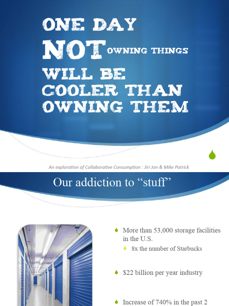 Presentation On Collaborative Consumption Pdf