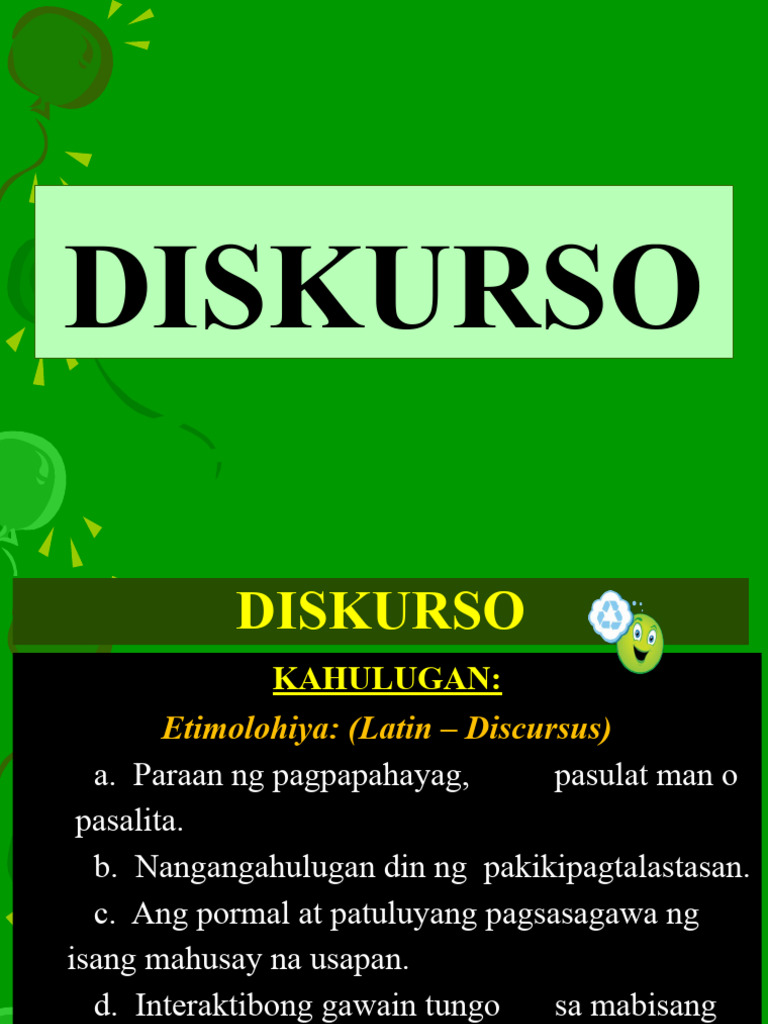 DISKURSO | PDF
