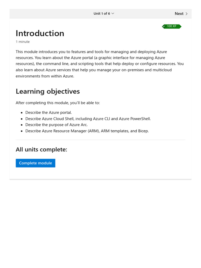 XI. Describe Features and Tools For Managing and Deploying Azure Resources | PDF | Microsoft ...