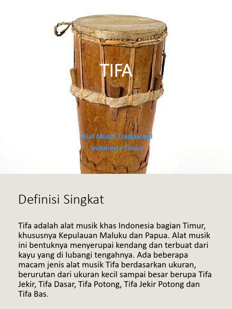 Presentasi Singkat Mengenai TIFA | PDF | Seni