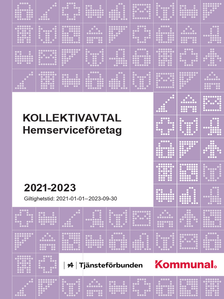 Kollektivavtal Hemserviceföretag 2021-2023 | PDF