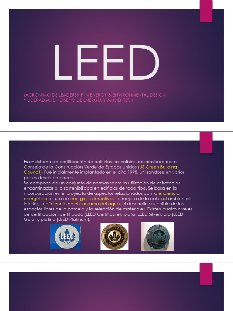 Presentacion Leed | PDF | Tecnología