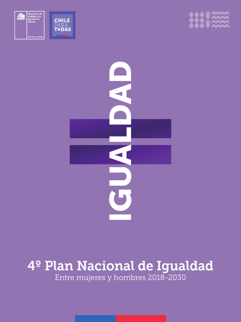 Cuarto Plan Nacional de Igualdad | PDF | Igualdad de género | Estudios de género