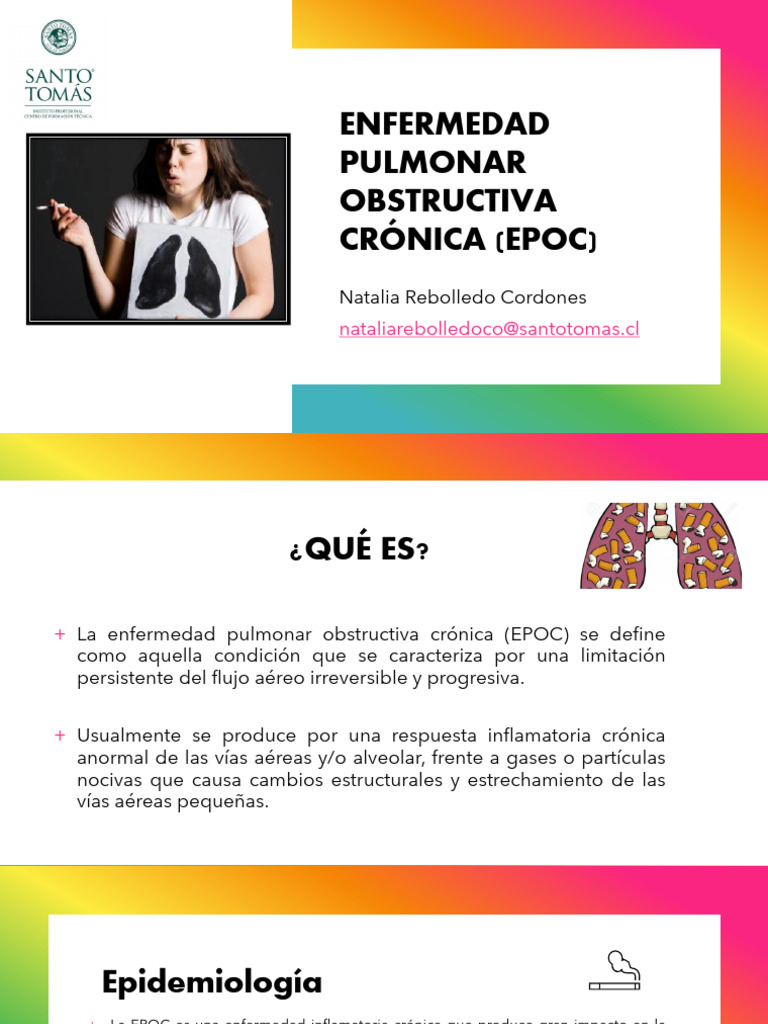 Epoc S2 | PDF | Enfermedad pulmonar obstructiva crónica | Tos